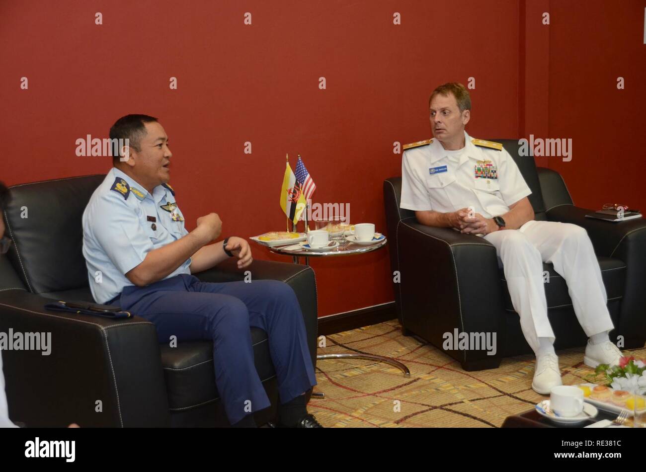 BRUNEI (Nov. 14, 2016) Rear Adm. Don Gabrielson, Commander, Logistics ...