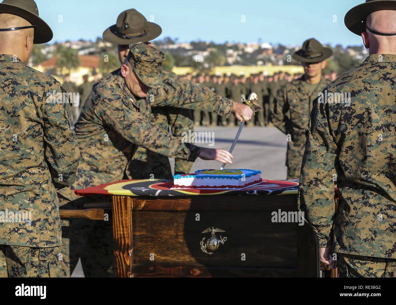 Colonel Daren J. Erickson, commanding officer, Support Battalion ...