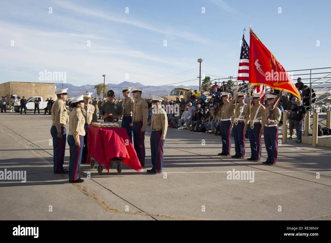 (Left) Sergeant Moises Machuca; Cpl. Kristina Zamora, Lt. Col. Timothy ...