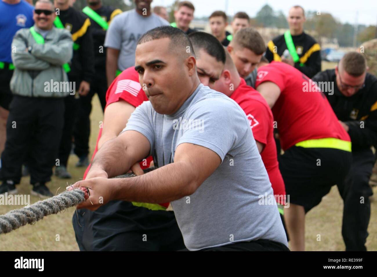 Soldiers of 3rd Sustainment Brigade, 3rd Infantry Division compete in a ...