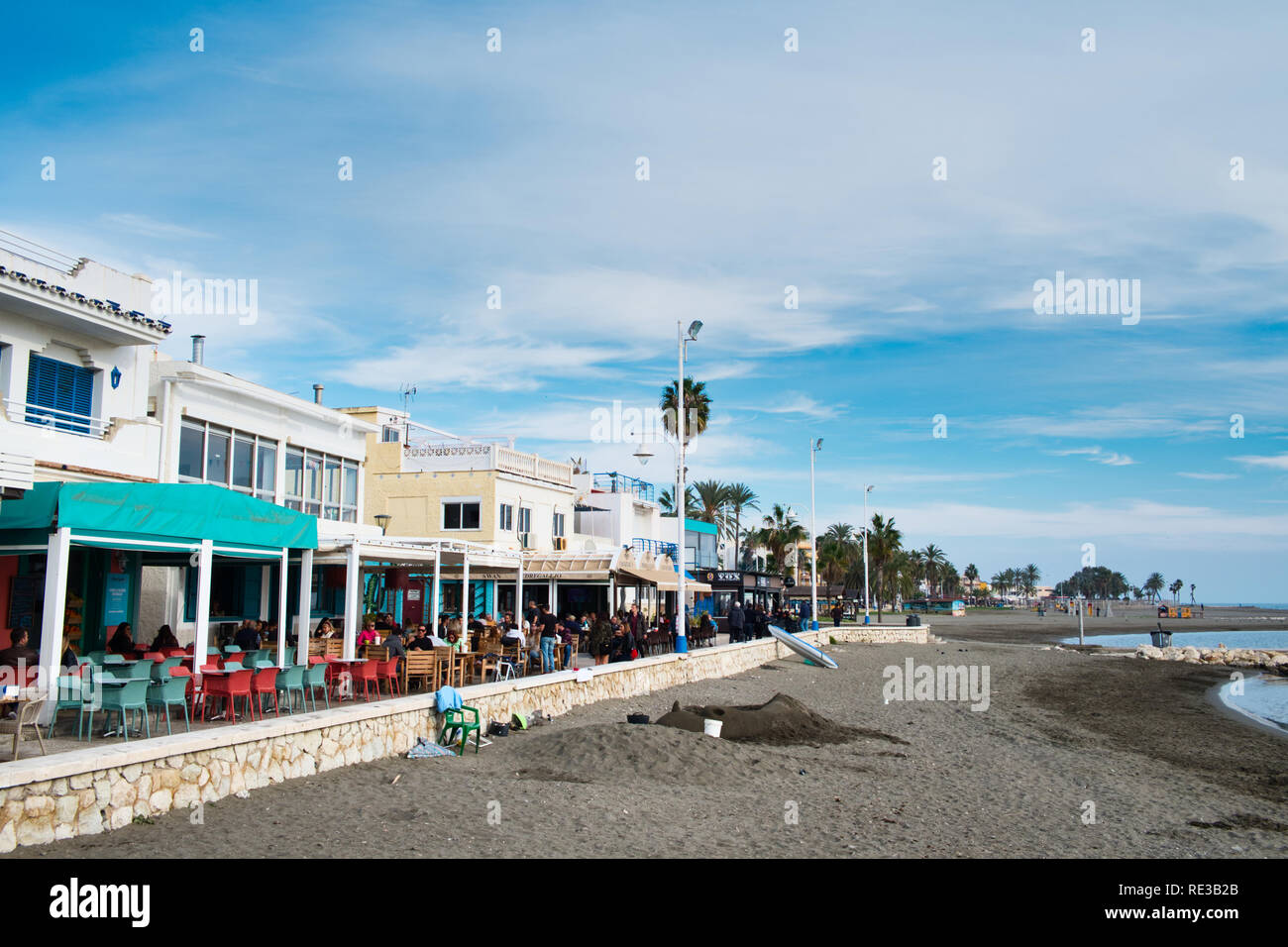 Pedregalejo, Málaga, Spain Stock Photo - Alamy