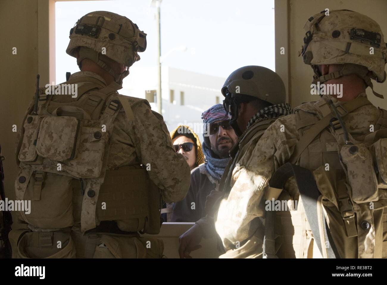 U.S. Marines with Alpha Company, 1st Battalion, 2nd Marine Regiment ...