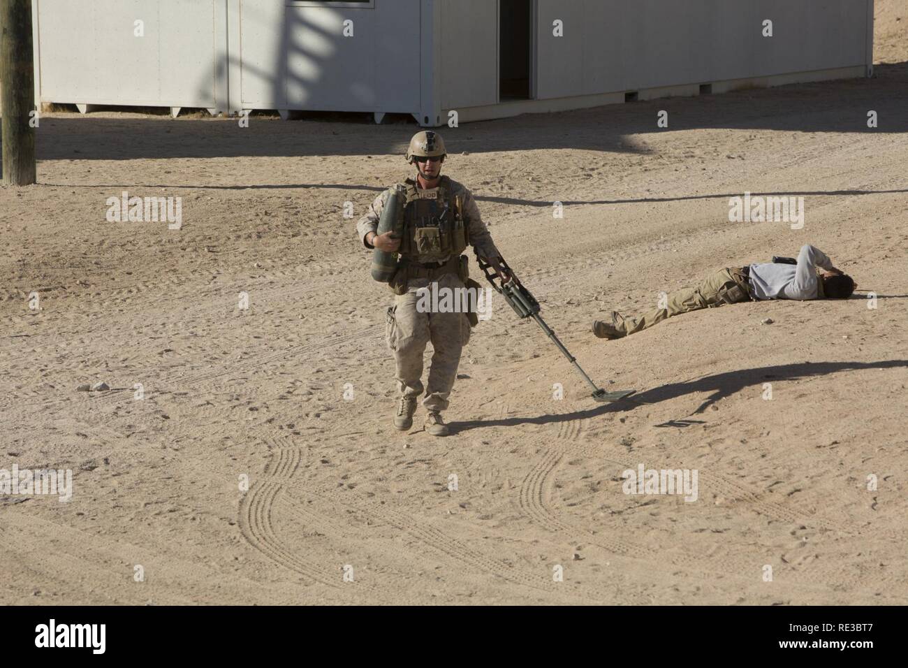 U.S. Marine Sgt. Coty C. Jones, explosive ordnance disposal technician ...