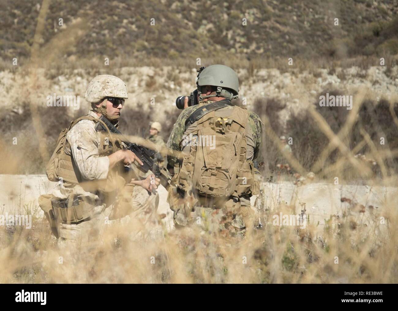 Petty Officer 2nd Class Ridge Leoni, assigned to Expeditionary Combat ...