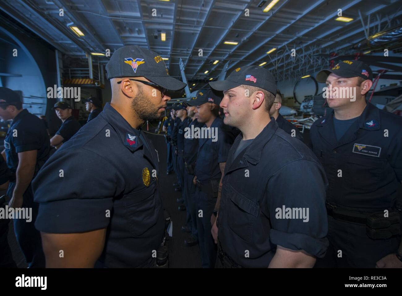 PACIFIC OCEAN (Nov. 13, 2016) Petty Officer 1st Class Justin Farrow ...