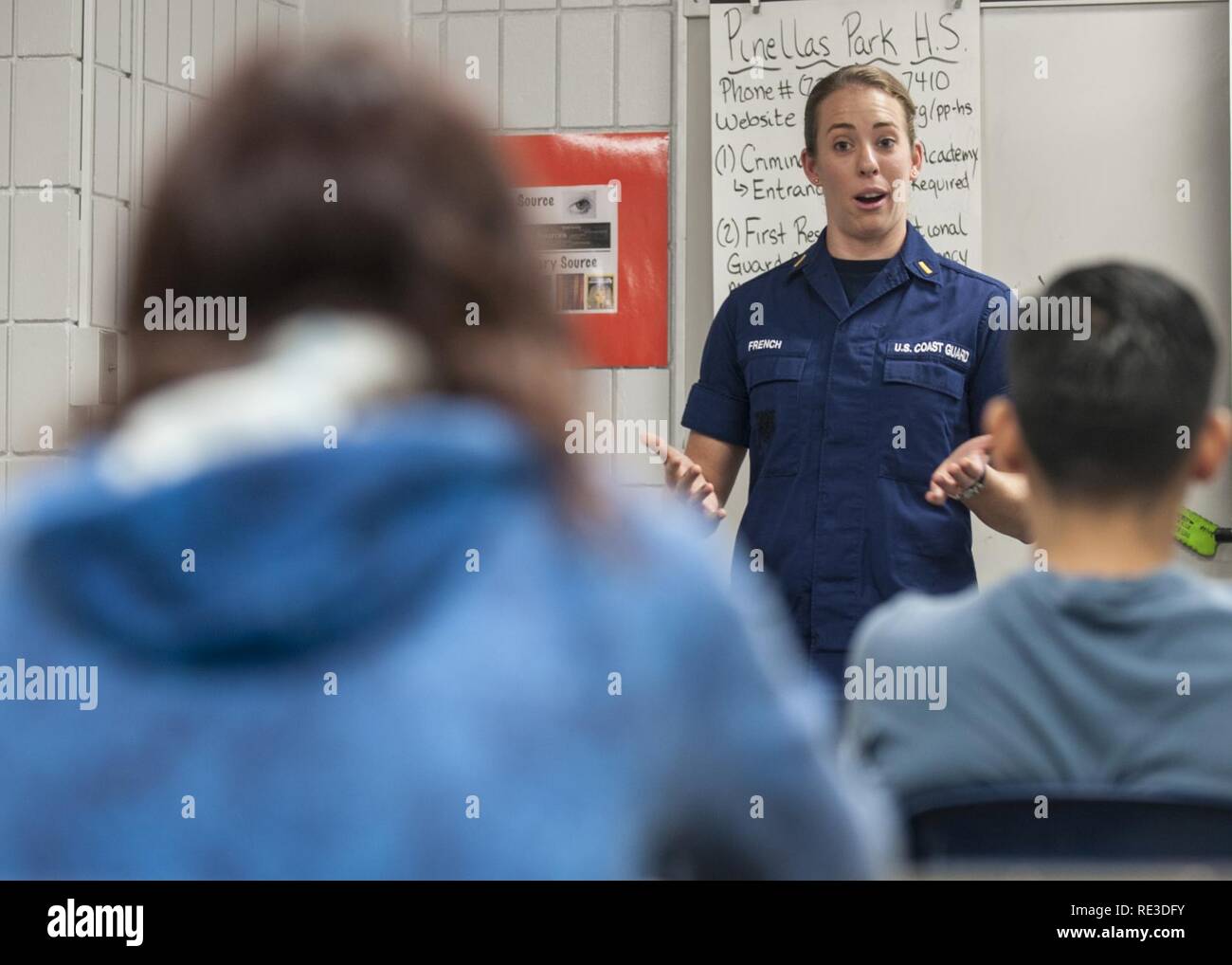 Ens. Diane French from Coast Guard Sector St. Petersburg shares her ...