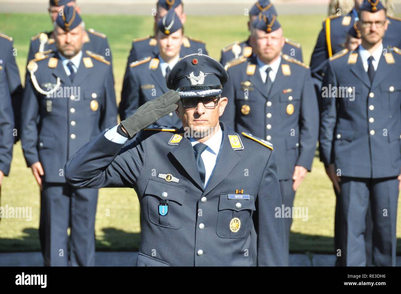 Lt. Col. Martin Herter, deputy commander of the German Air Force Air ...