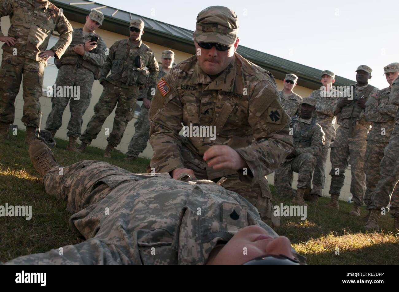 Oklahoma Army National Guardsman, Sgt. Russell Blevins, of Broken Arrow ...