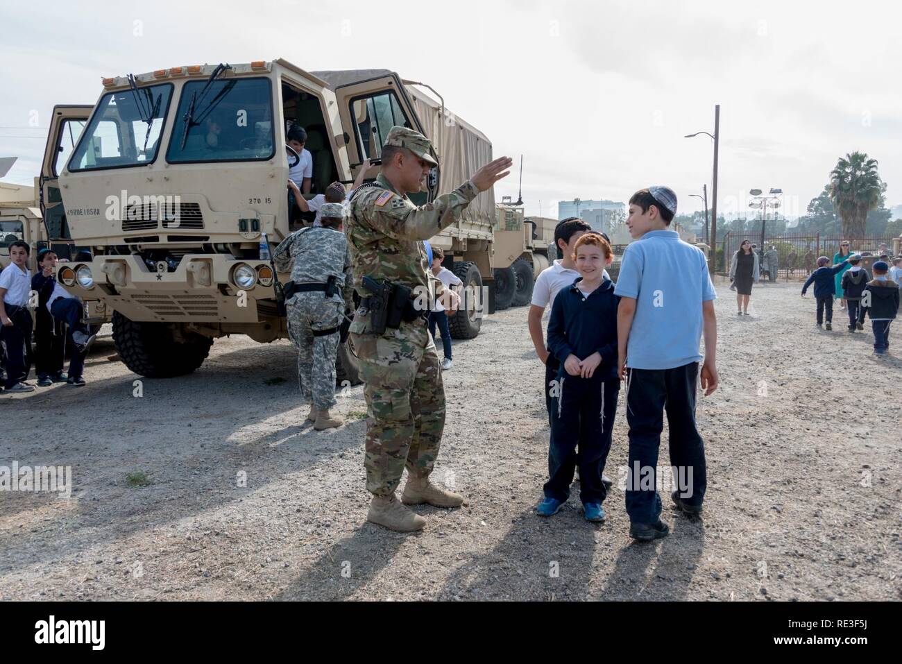 Sgt. Anthony Ayala of the 270th Military Police Company, California ...