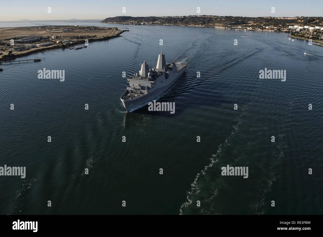 SAN DIEGO (Nov. 18, 2016) San Antonio-class amphibious transport dock ...