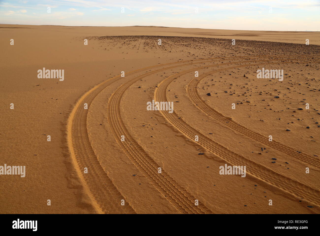 in the middle of the desert rock and track like concept of wild and ...