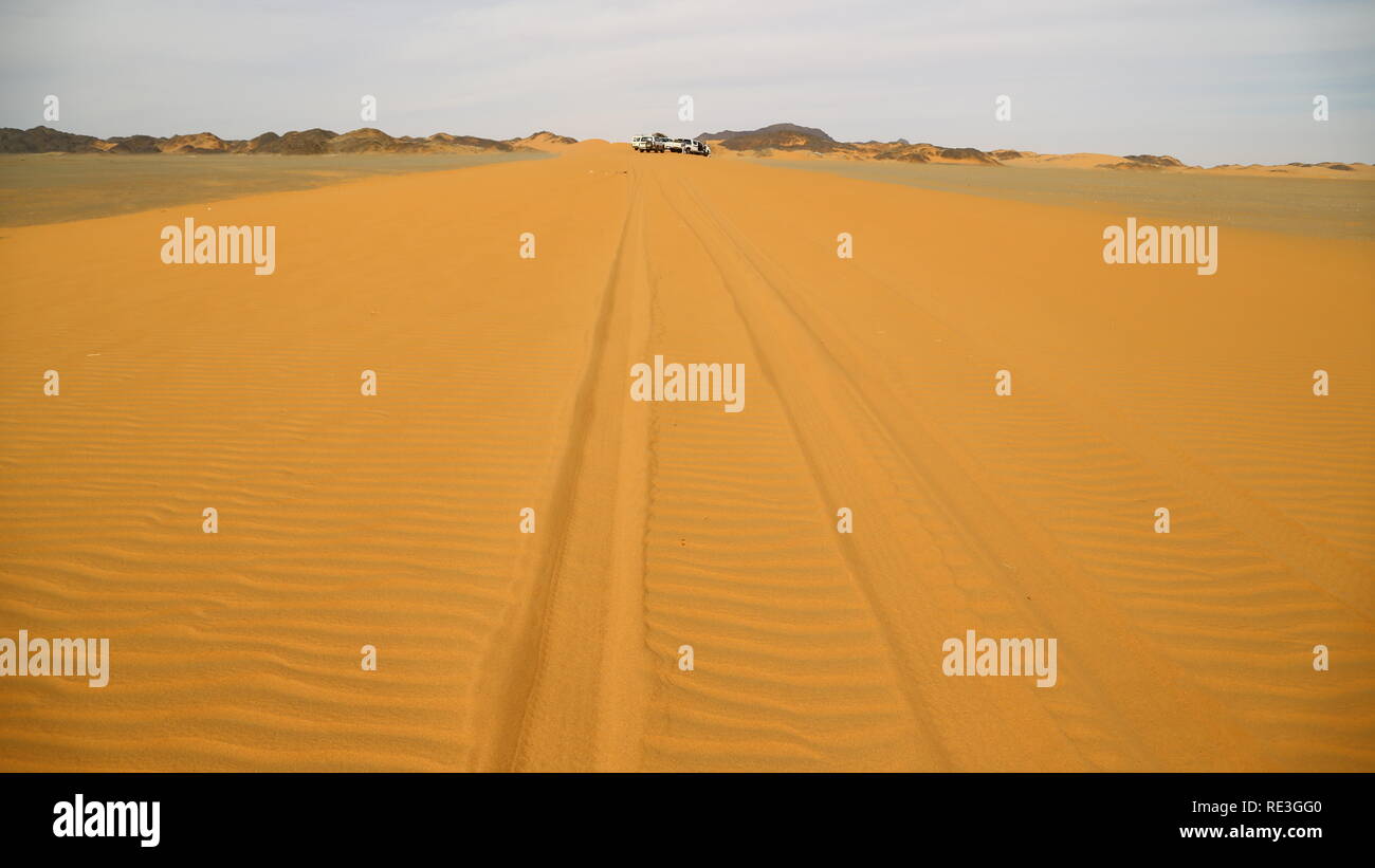 in the middle of the desert rock and track like concept of wild and ...