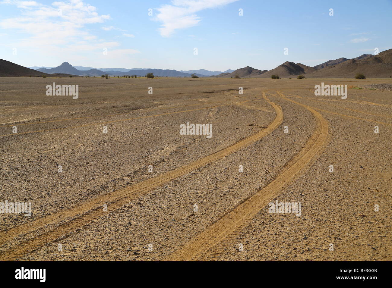 in the middle of the desert rock and track like concept of wild and ...