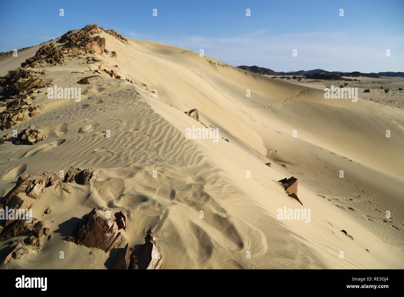 in the middle of the desert rock and track like concept of wild and ...