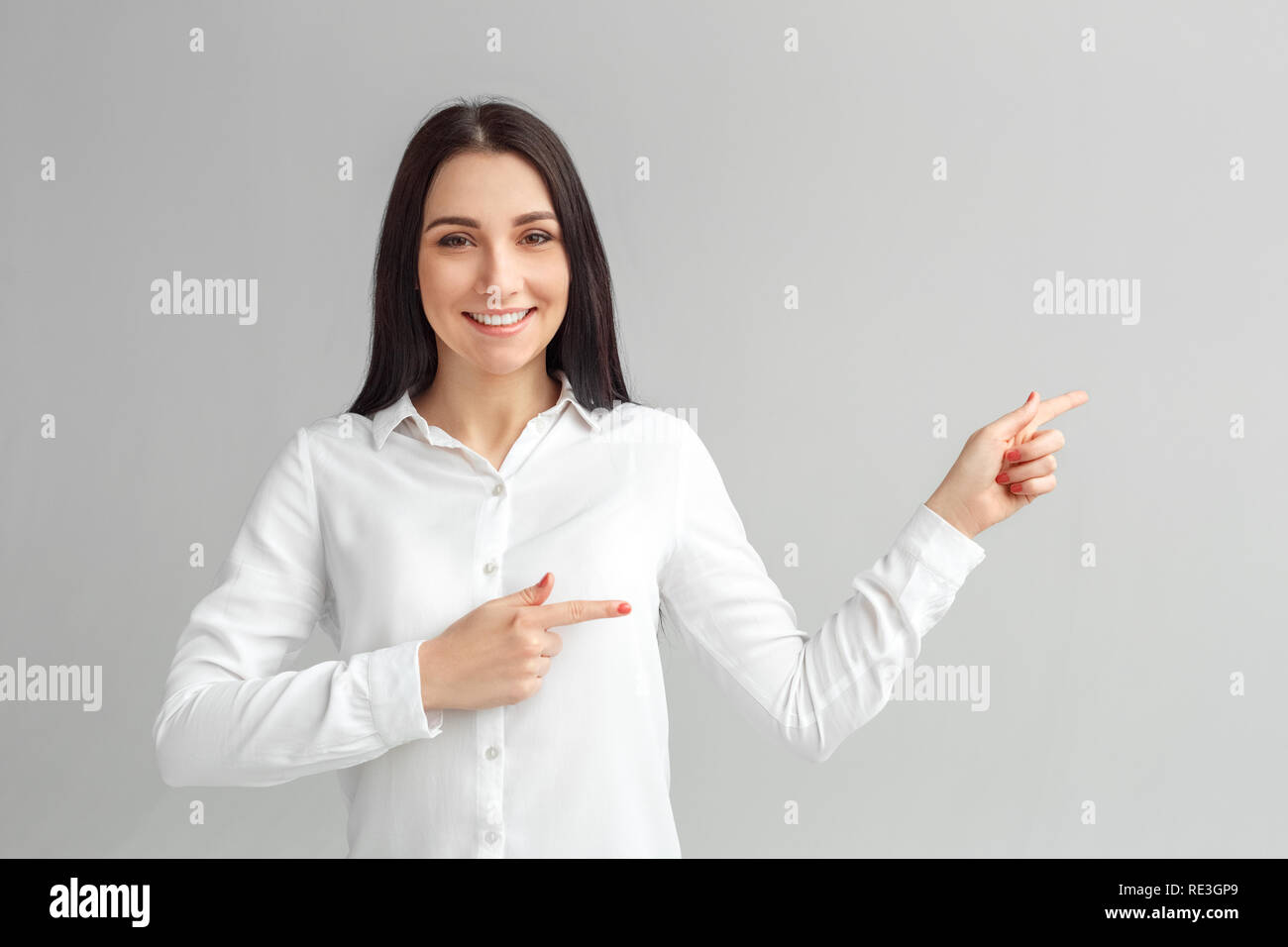 Freestyle woman standing studio hi-res stock photography and images - Alamy