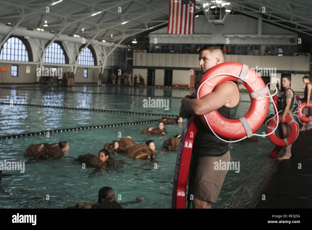 U.S. Marine Corps Sgt. James A. Gantose, Marine Combat Instructor of ...