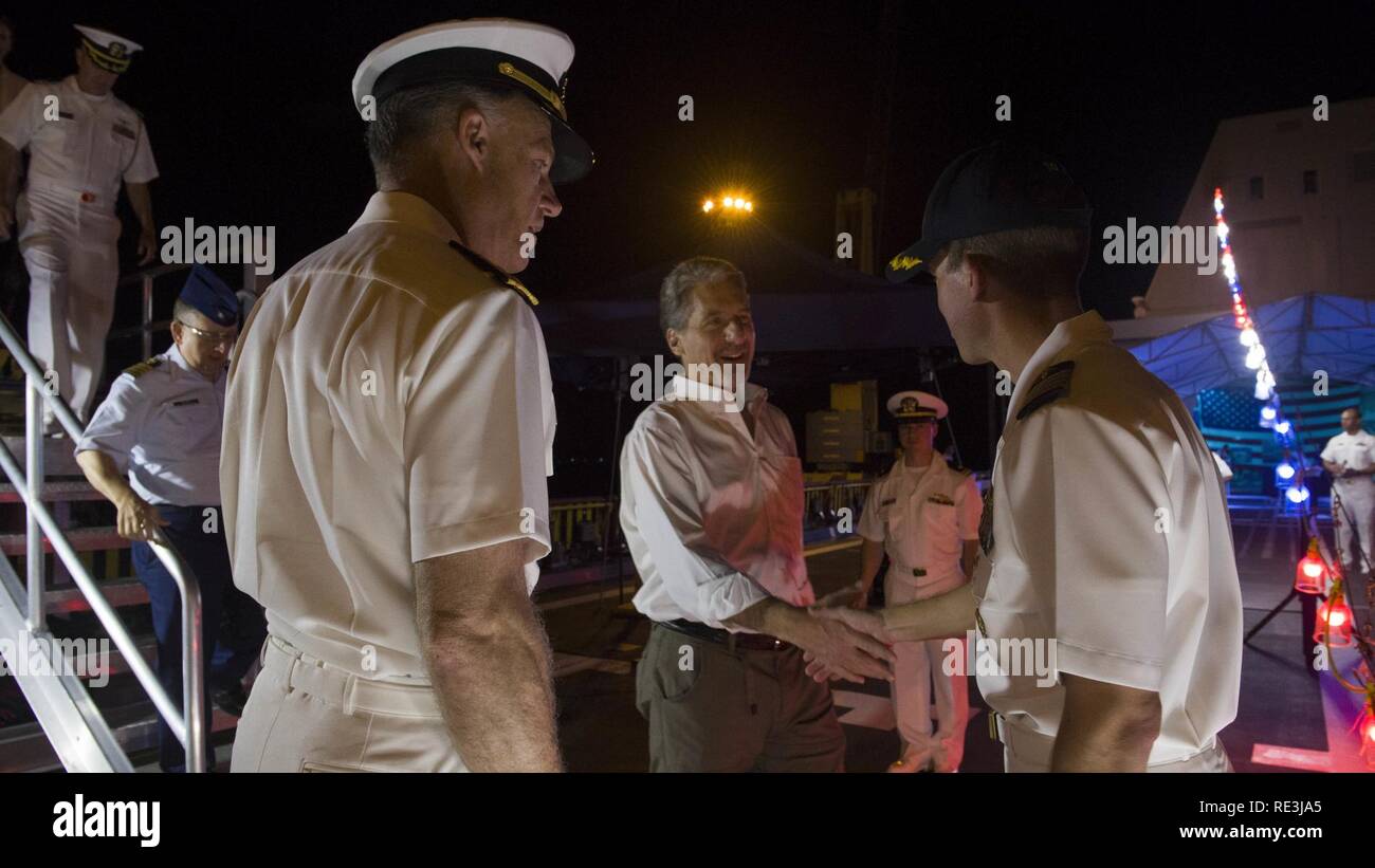 CARTAGENA, Colombia (Nov. 18, 2016) Capt. Scott A. Tait, executive ...