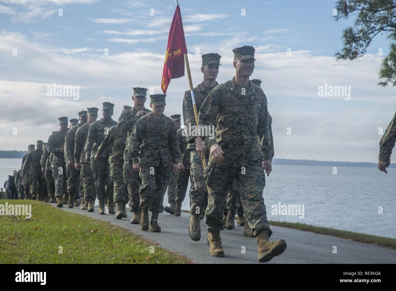 U.S. Marines with Headquarters and Support Battalion (H&S Bn), Marine ...