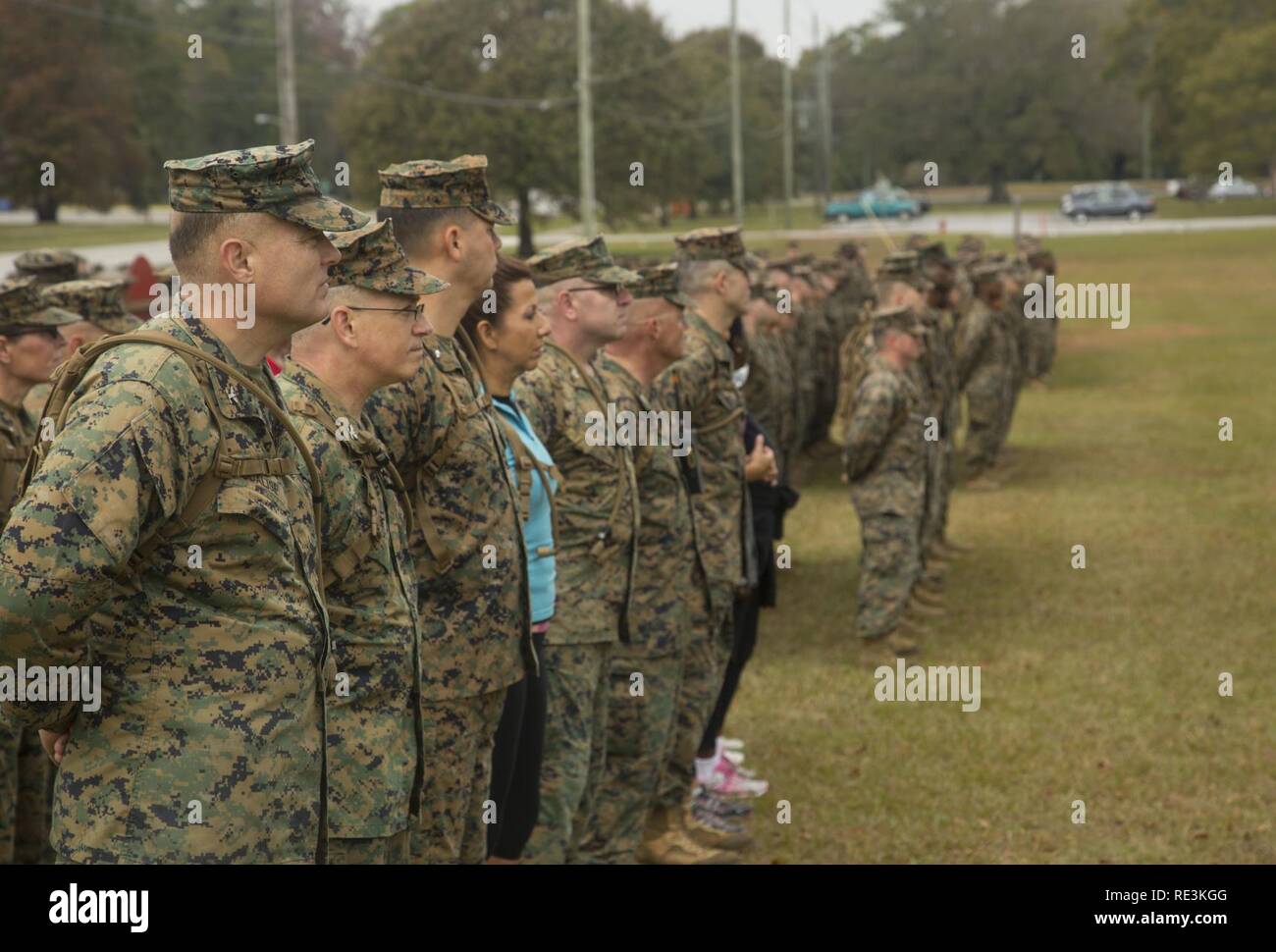 U.S. Marines with Headquarters and Support Battalion(H&S Bn), Marine ...