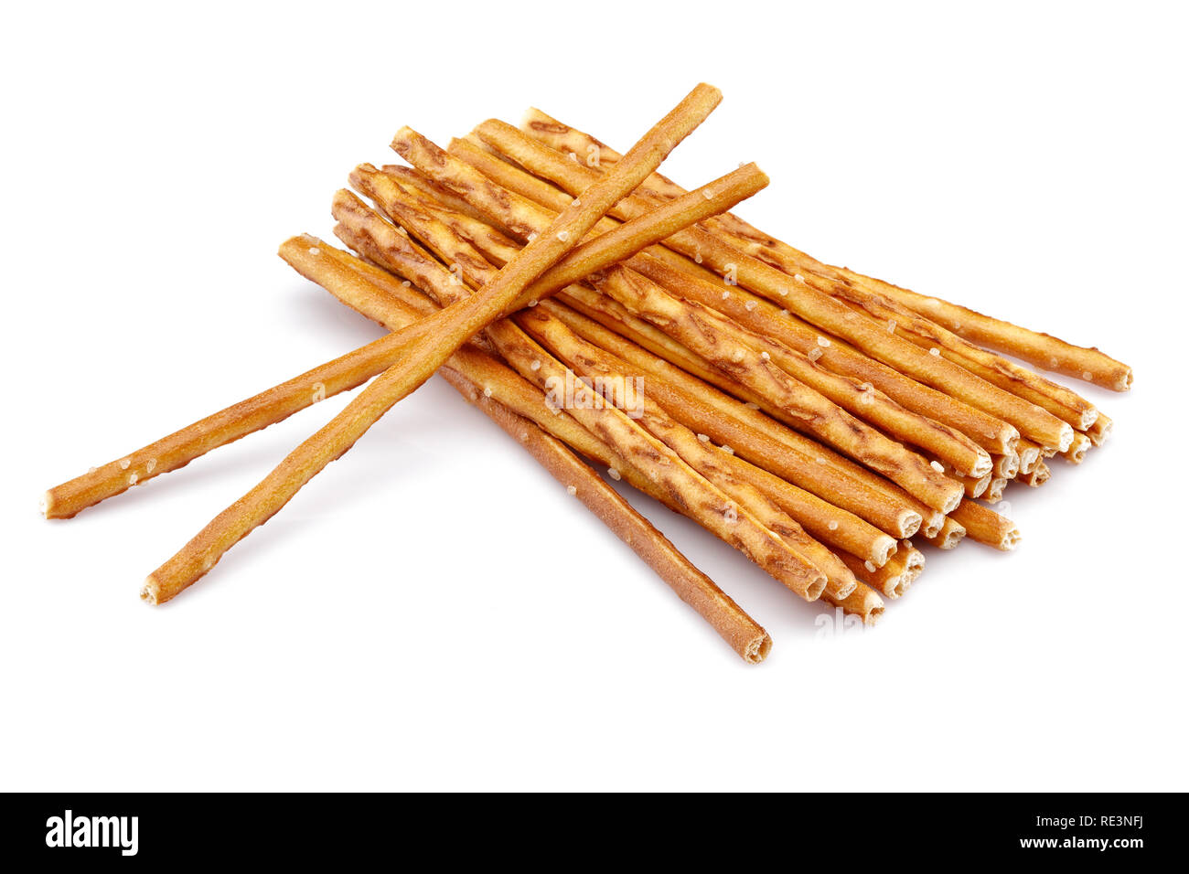 Stick cracker, pretzel, isolated on white background Stock Photo - Alamy