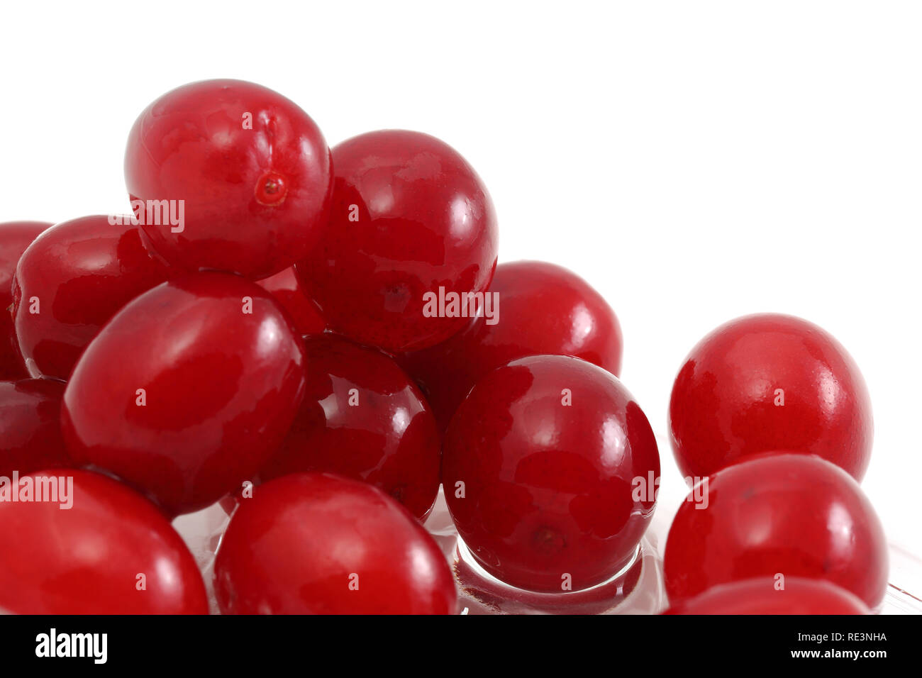 Fresh Cranberries isolated on white background Stock Photo - Alamy