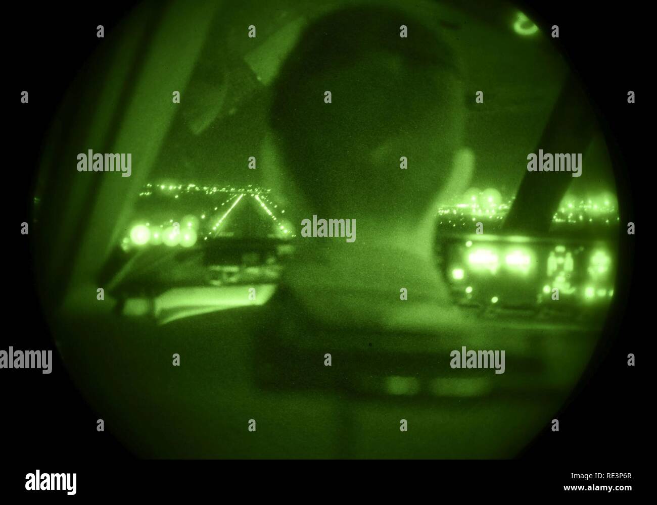 1st Lt. Justin Greenway, 70th Air Refueling Squadron pilot, approaches ...