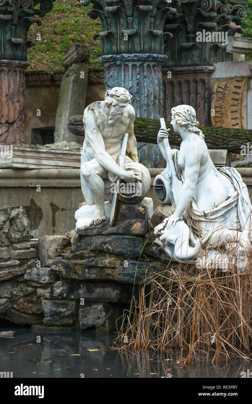 Römische Ruine are false Roman ruins created by Ferdinand von Hohenberg ...