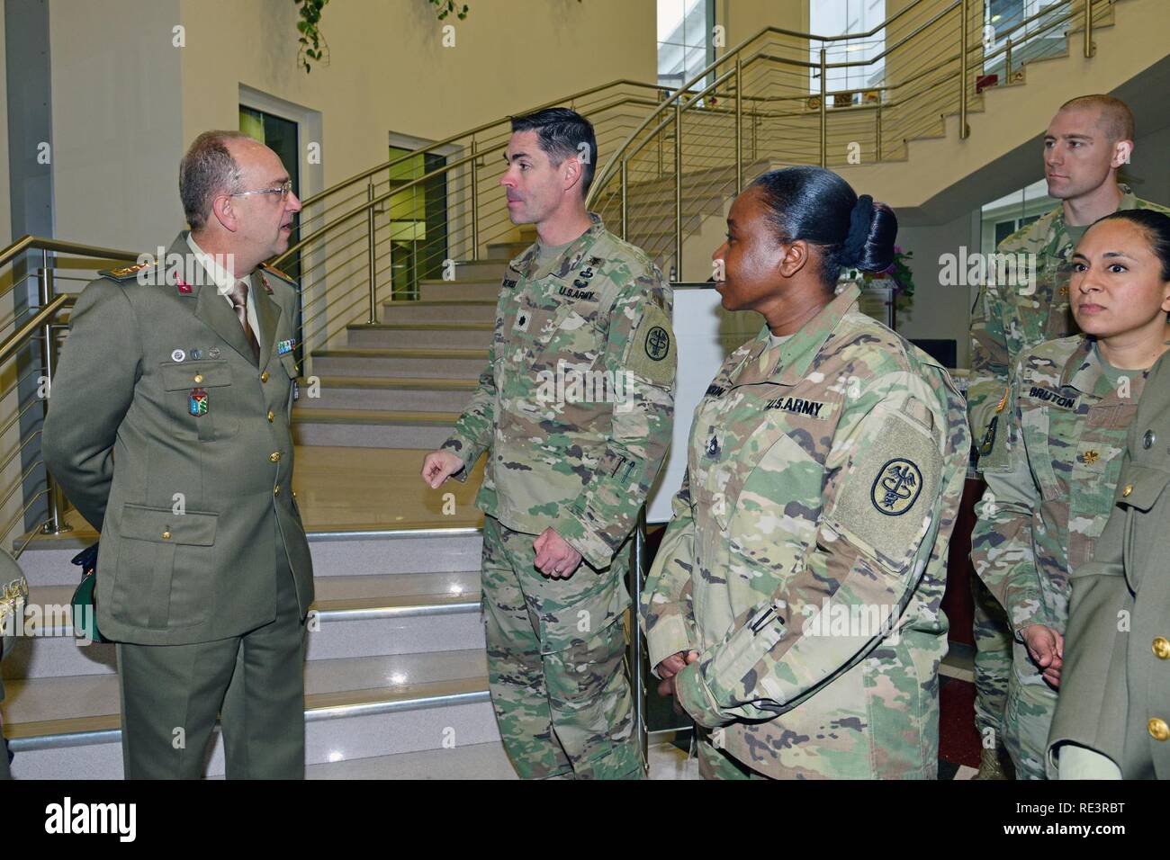 U.S. Army Lt. Col. Brian Bender, Commander U.S. Army Health Clinic ...