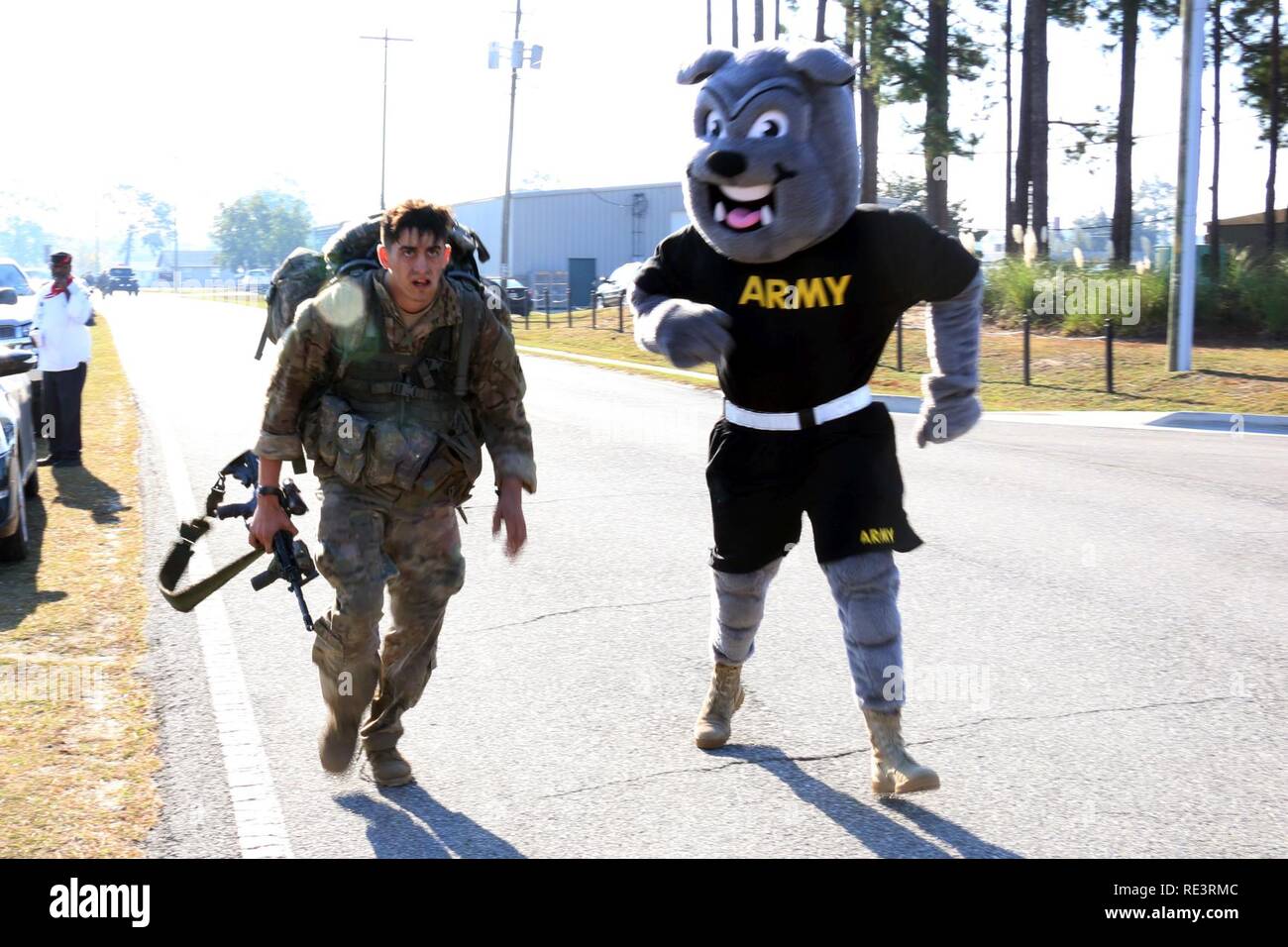 A Soldier with Task Force 1-28, 48th Infantry Brigade Combat Team, 3rd ...
