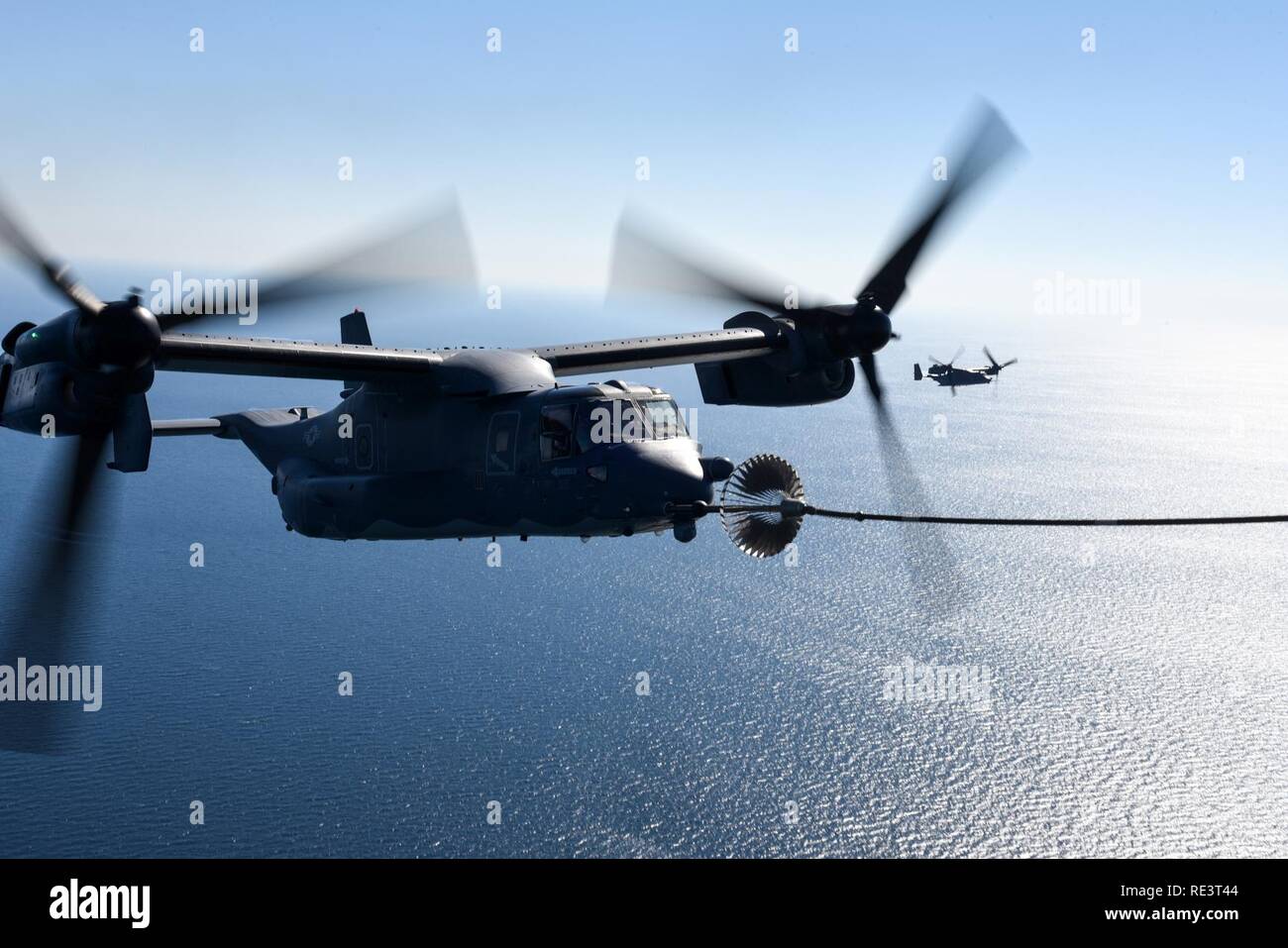 A CV-22 Osprey tiltrotor aircraft assigned to the 8th Special ...