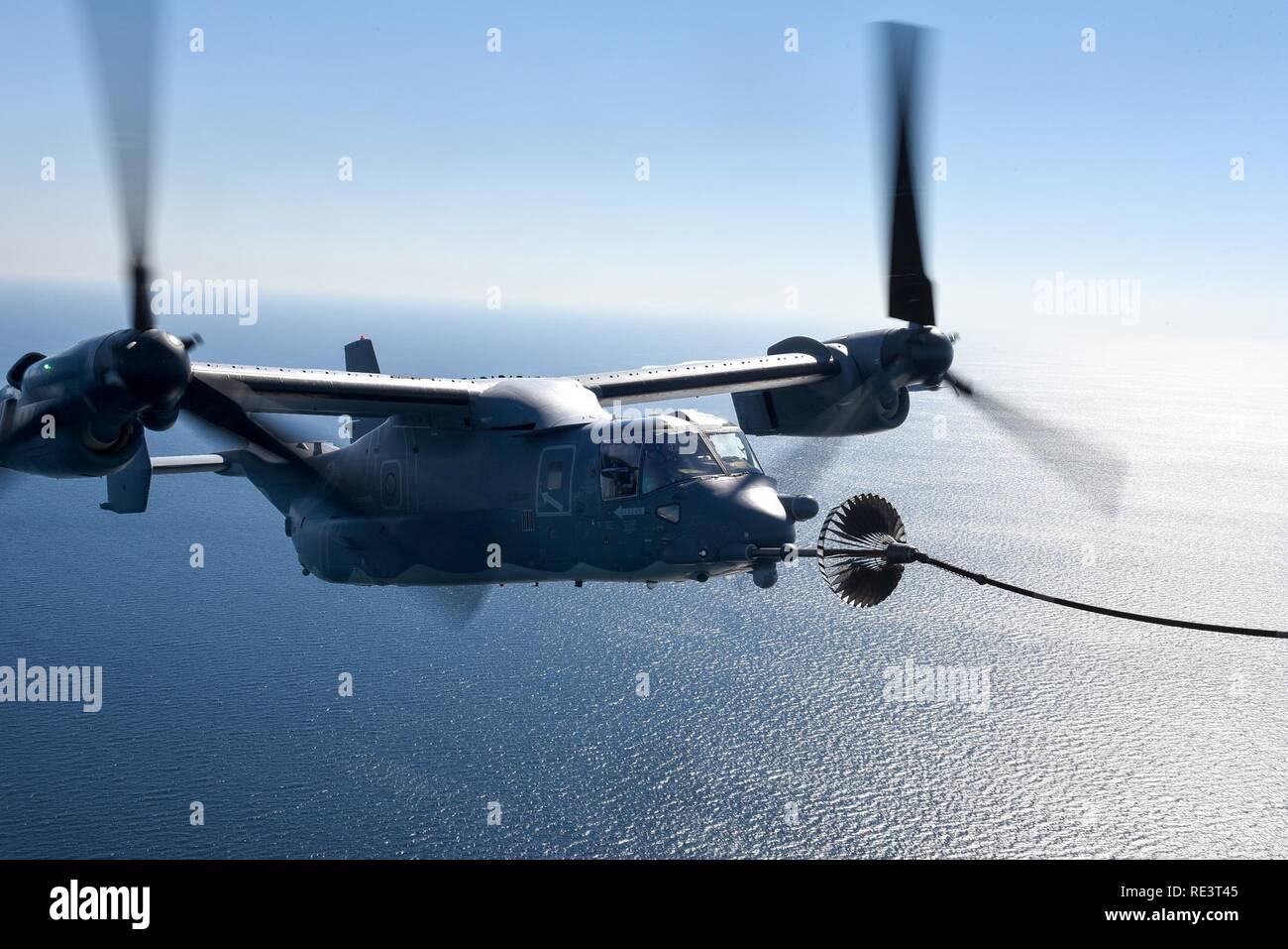 A CV-22 Osprey tiltrotor aircraft assigned to the 8th Special ...