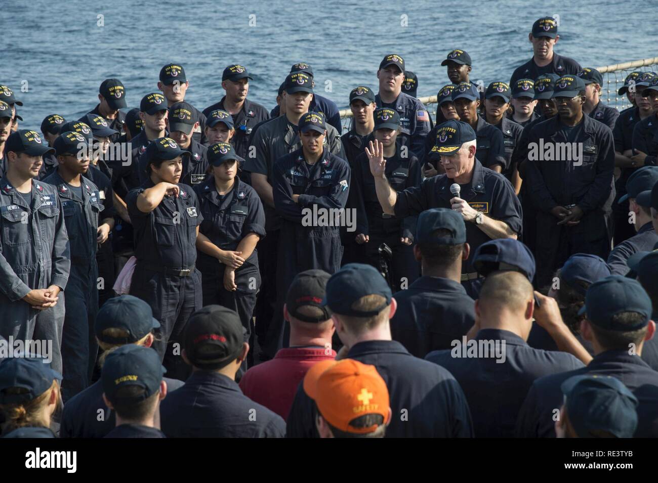 ARABIAN GULF (Nov. 17, 2016) Rear Adm. Jim Malloy, commander, Task ...