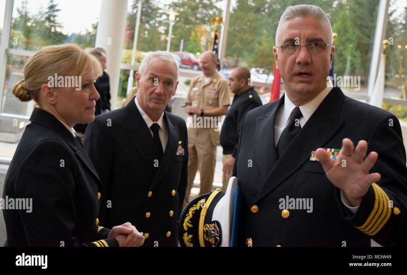 Leadership attention to details…as Capt. Frank Brajevic (right) and ...