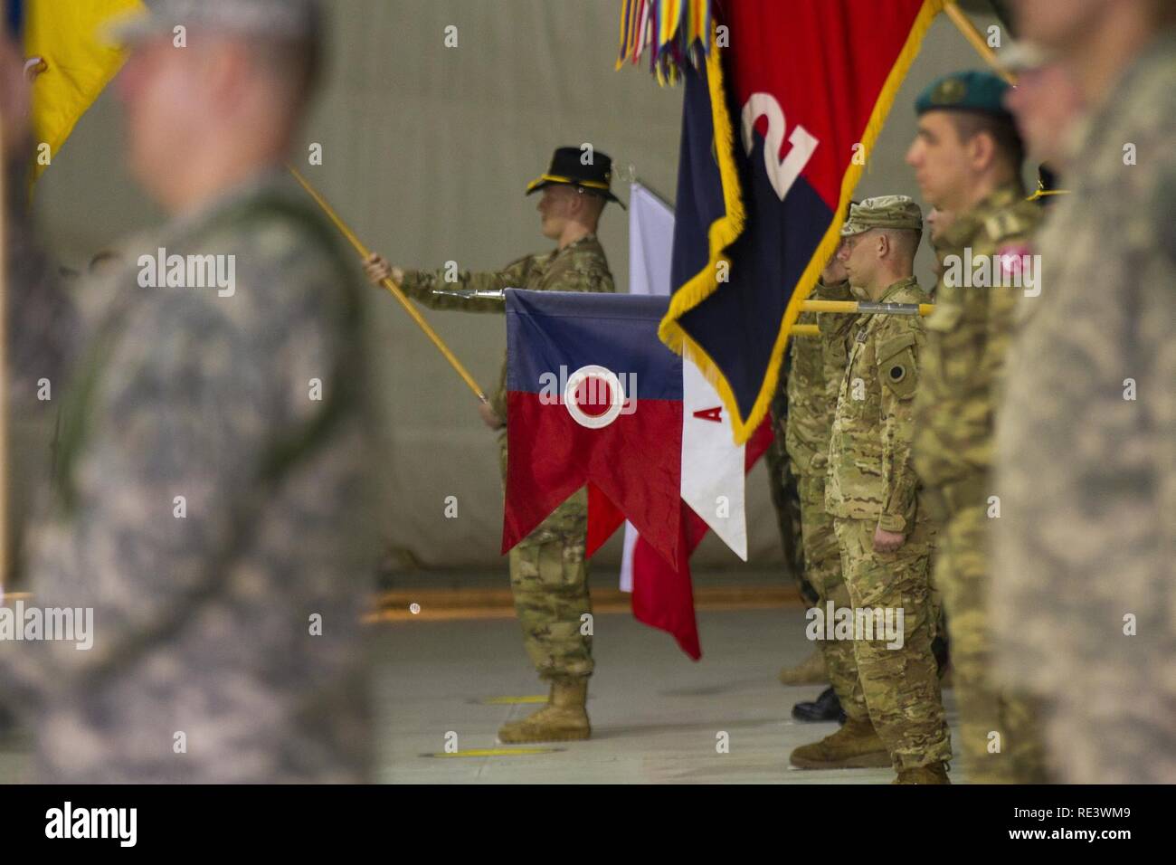 Soldiers from the 37th Infantry Brigade Combat Team and their ...