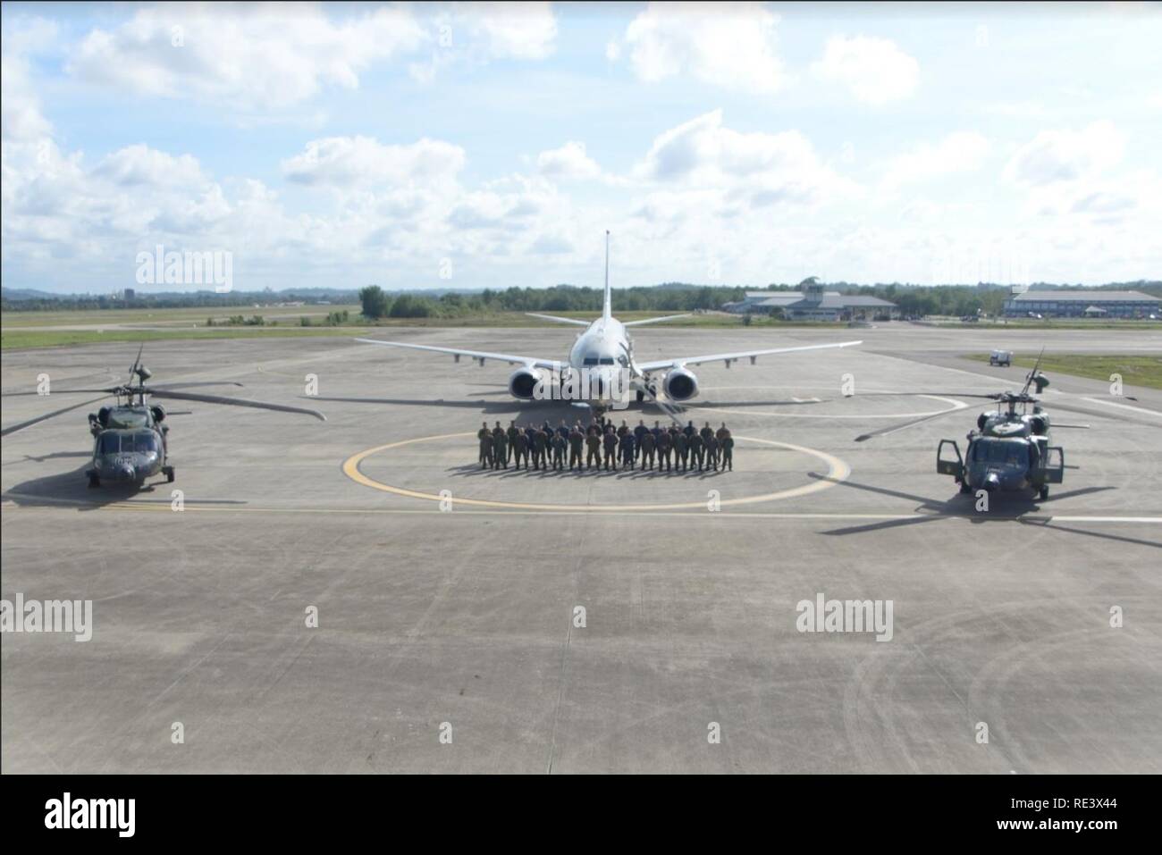 RIMBA AIR BASE, Brunei (November 14, 2016) Members of Patrol Squadron ...