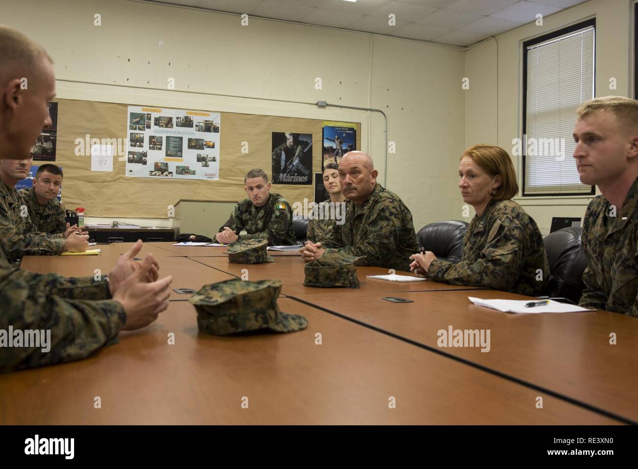U.S. Marine Brig. Gen. Austin E. Renforth, commanding general Marine ...