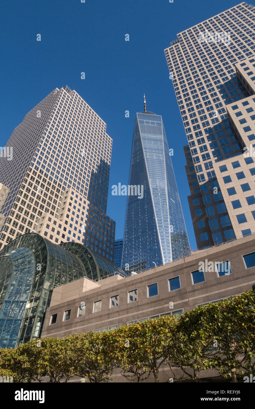 Wtc brookfield place freedom tower skyscrapers hi-res stock photography ...