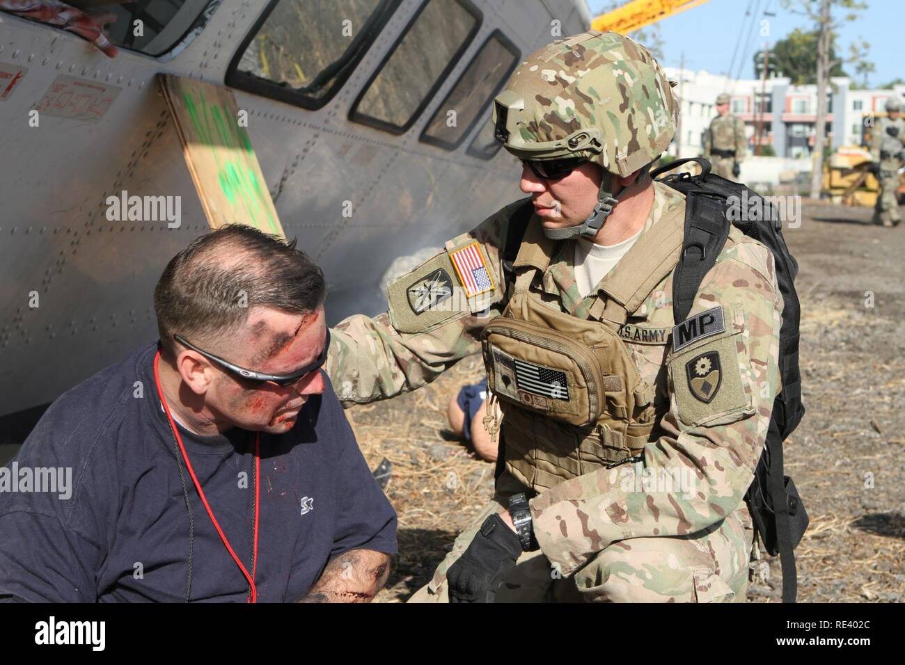 Spc. Ricardo Denis of the California Army National Guard’s 649th ...