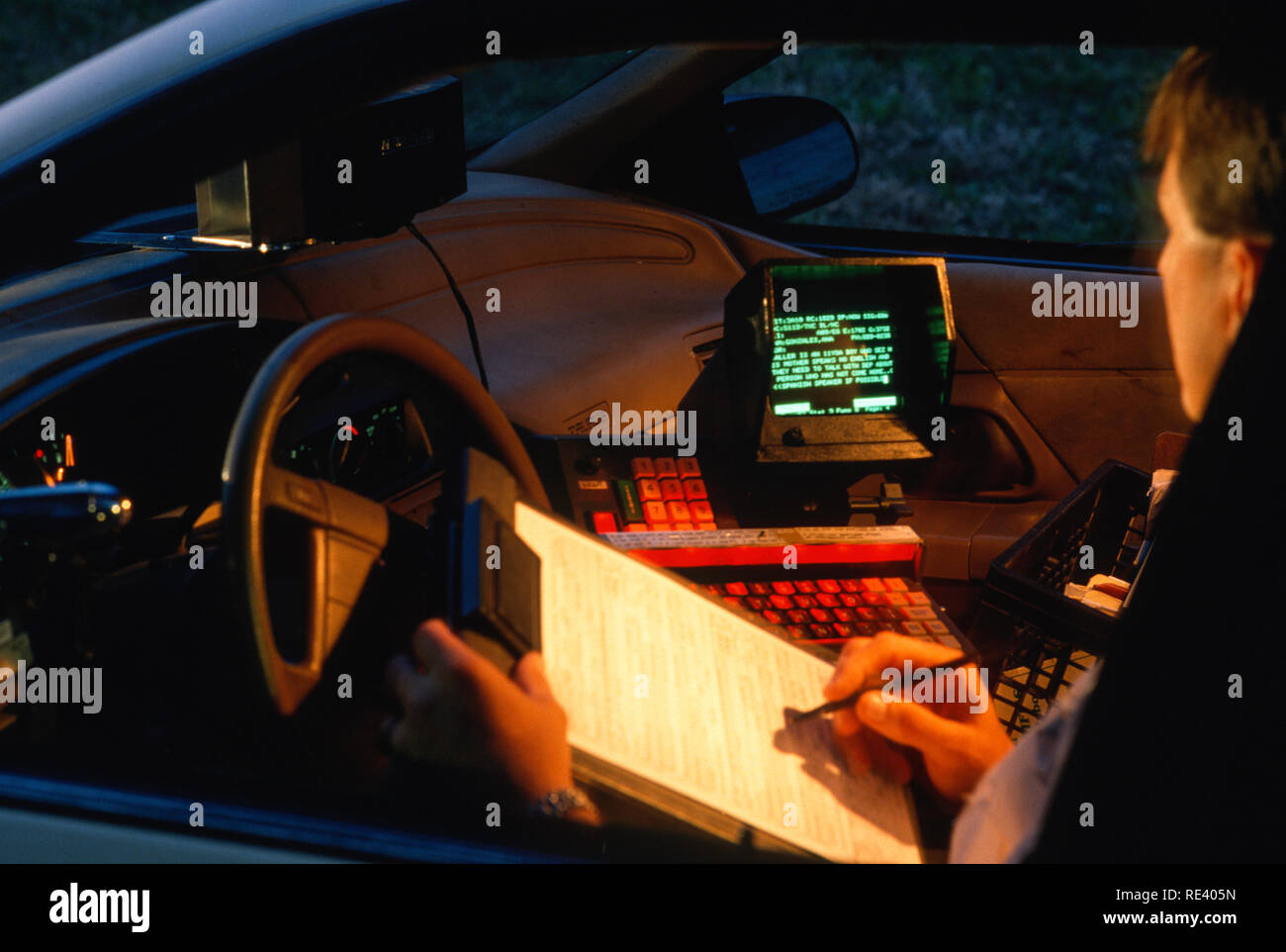 Dispatch patrol car hi-res stock photography and images - Alamy