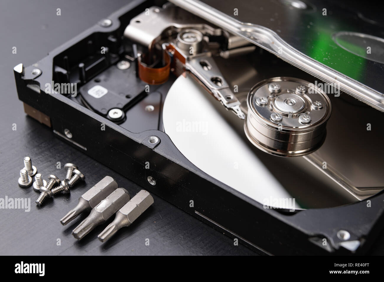 Repair and diagnostics of hard disk. Service of computer parts in the ...