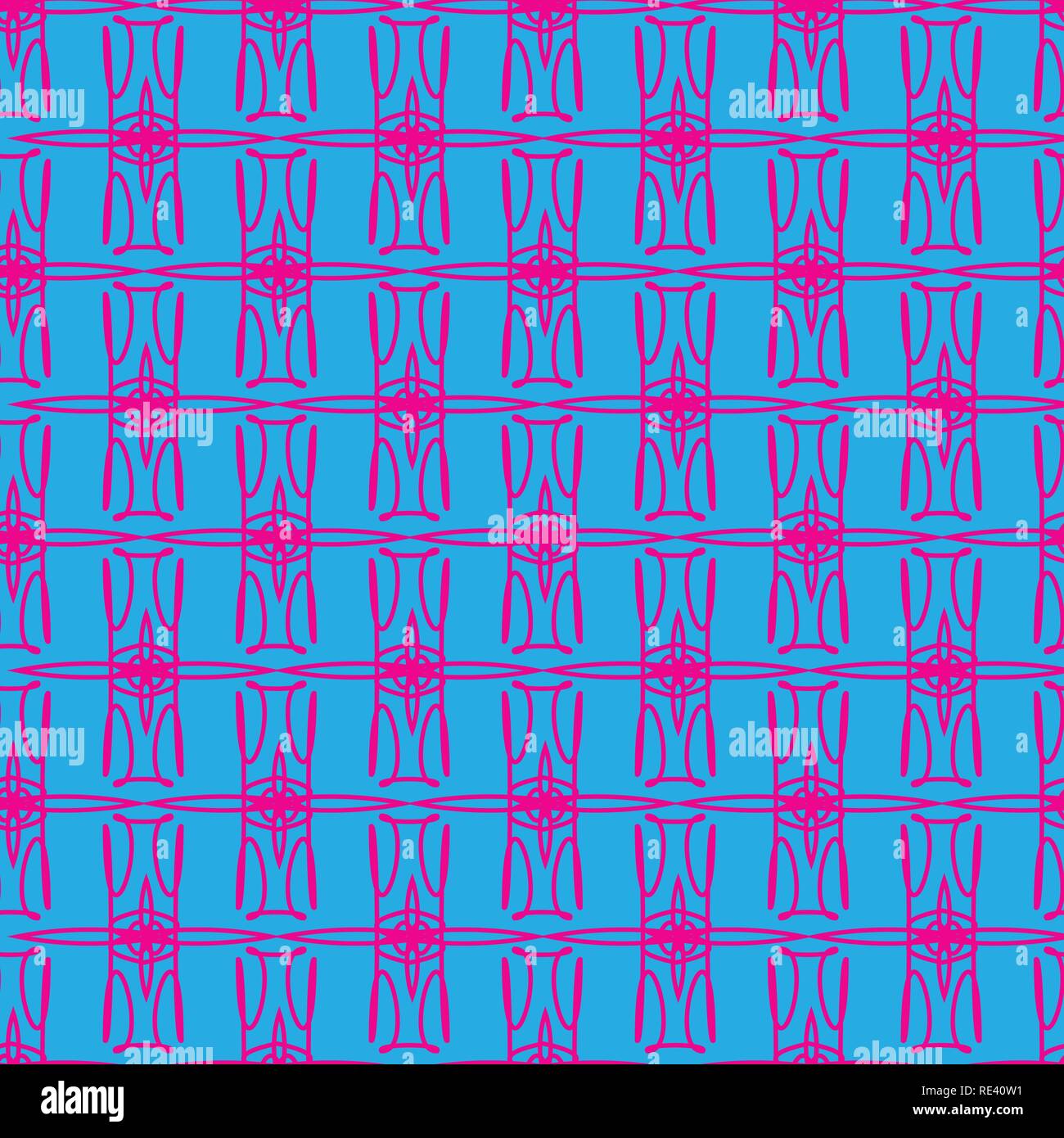 Seamless Pattern on the cyan background Stock Vector Image & Art - Alamy