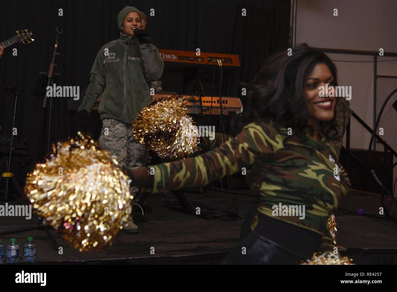 Tech. Sgt. Nalani Quintello, left, U.S. Air Force Band Max Impact ...