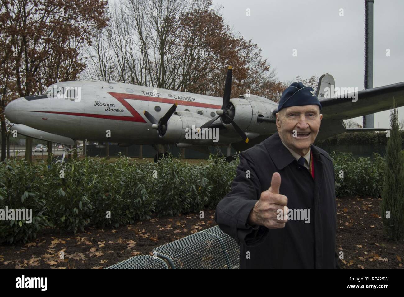 Retired U.S. Air Force Col. Gail Halvorsen, a C-52 Skymaster pilot also ...