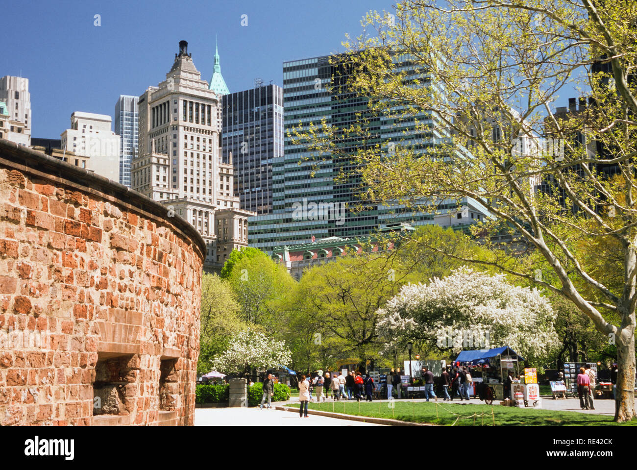 Castle Clinton in Battery Park, NYC Stock Photo - Alamy
