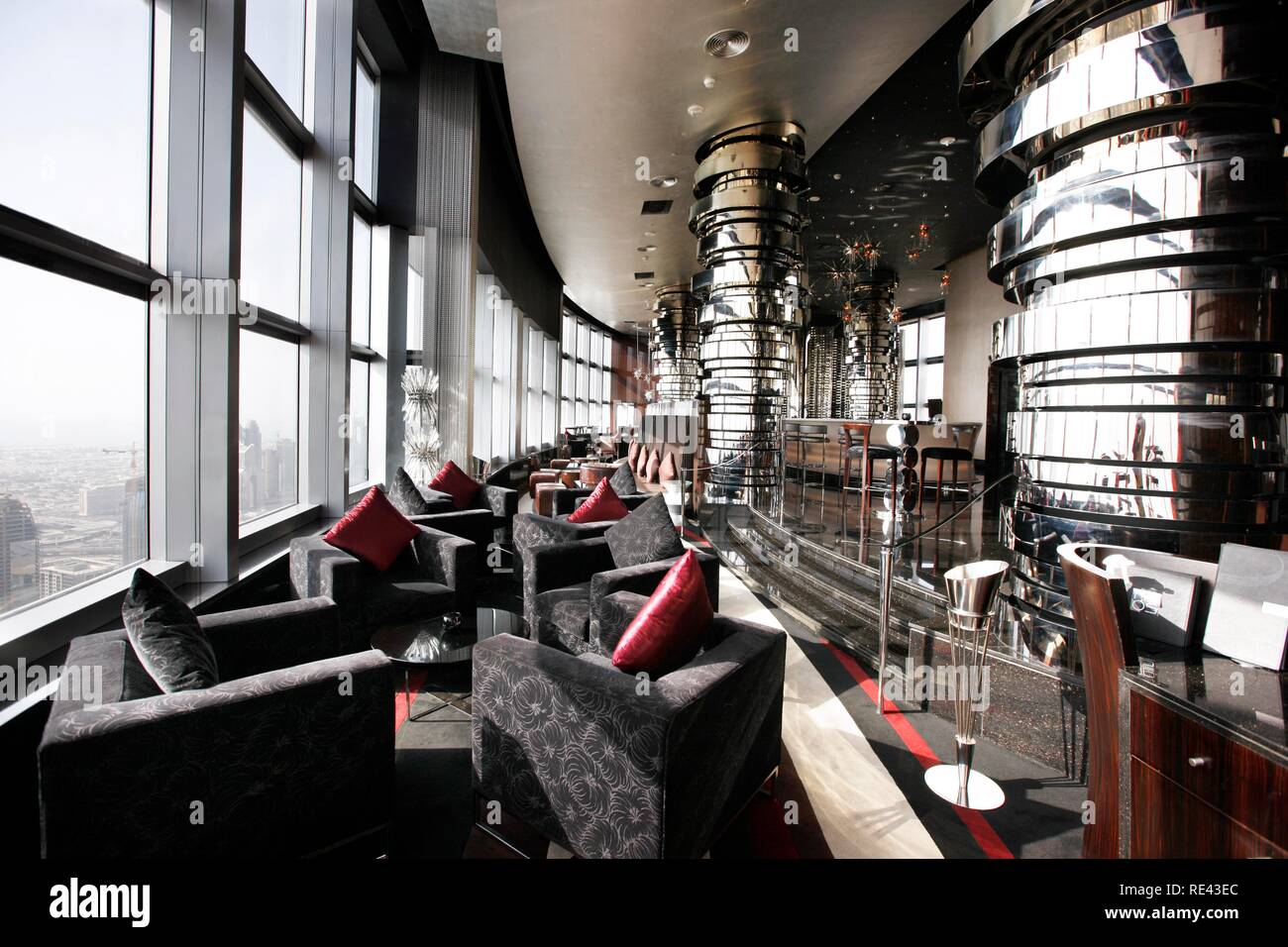 Sky Lounge Bar, Neos, the 63rd floor, luxury hotel The Address, part of ...