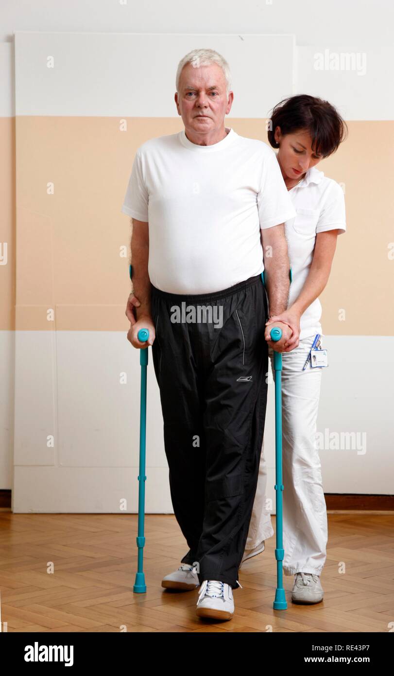 Physiotherapy, physical therapy department in a hospital, inpatient and ...