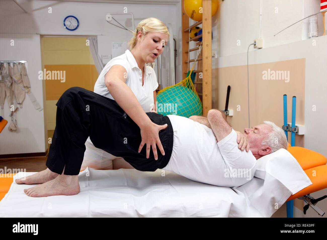 Physiotherapy, physical therapy department in a hospital, inpatient and ...