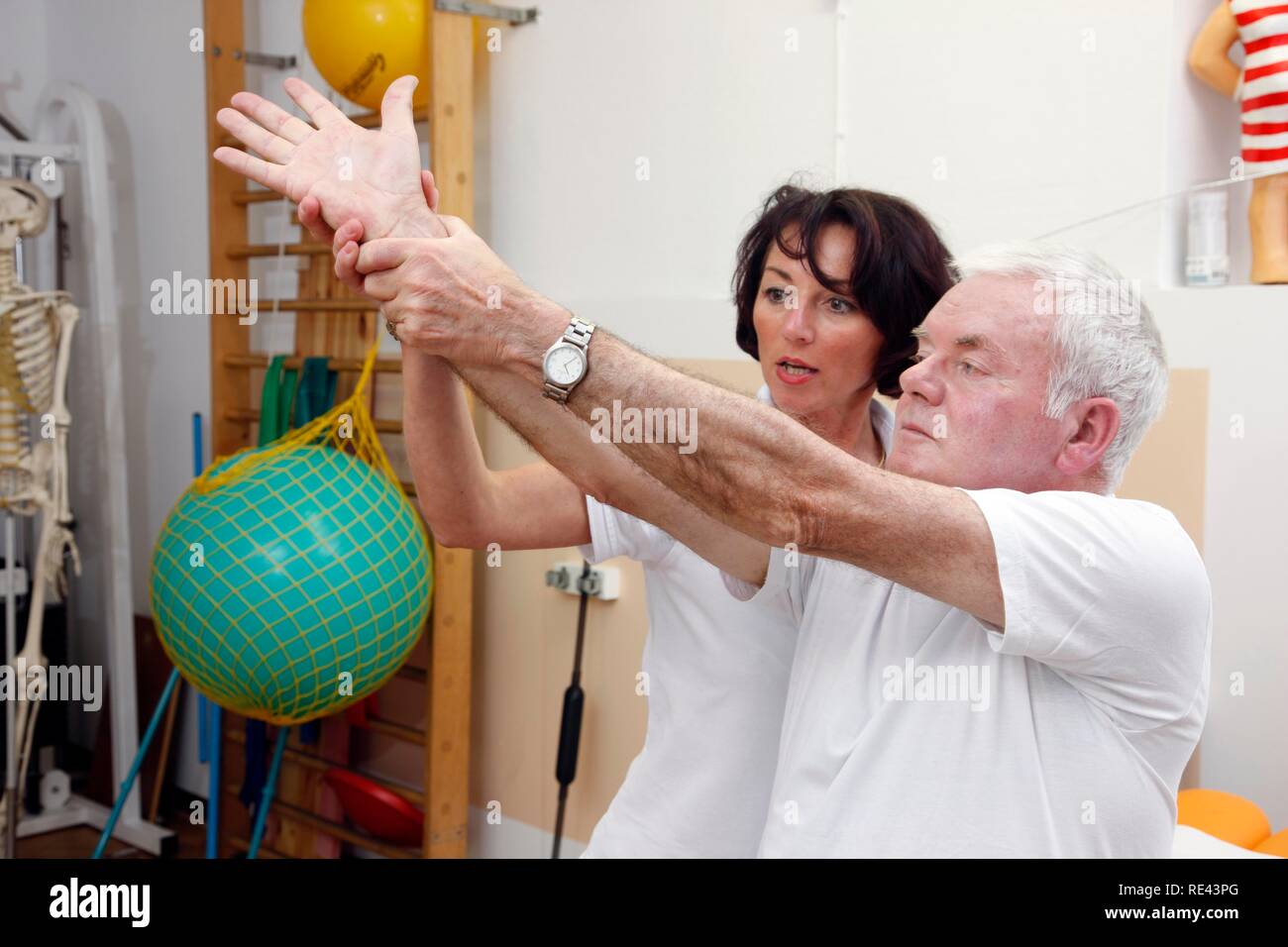 Physiotherapy, physical therapy department in a hospital, inpatient and ...