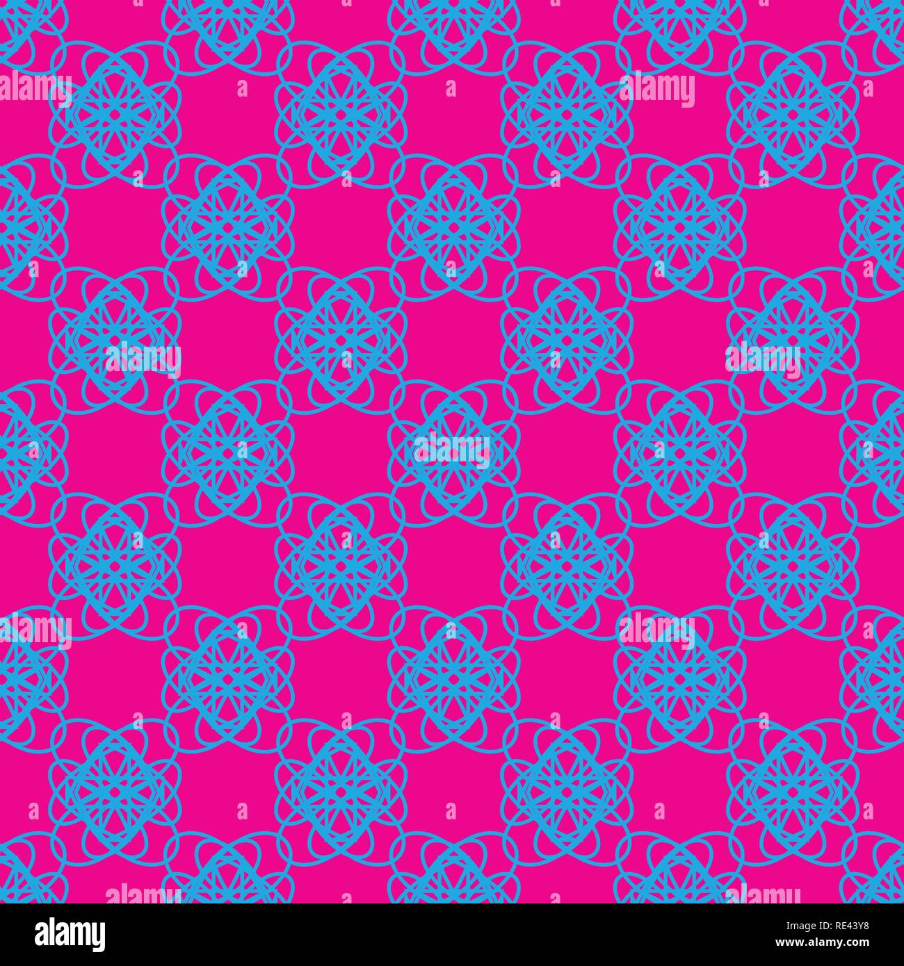 Seamless Pattern on the neon pink background Stock Vector Image & Art ...