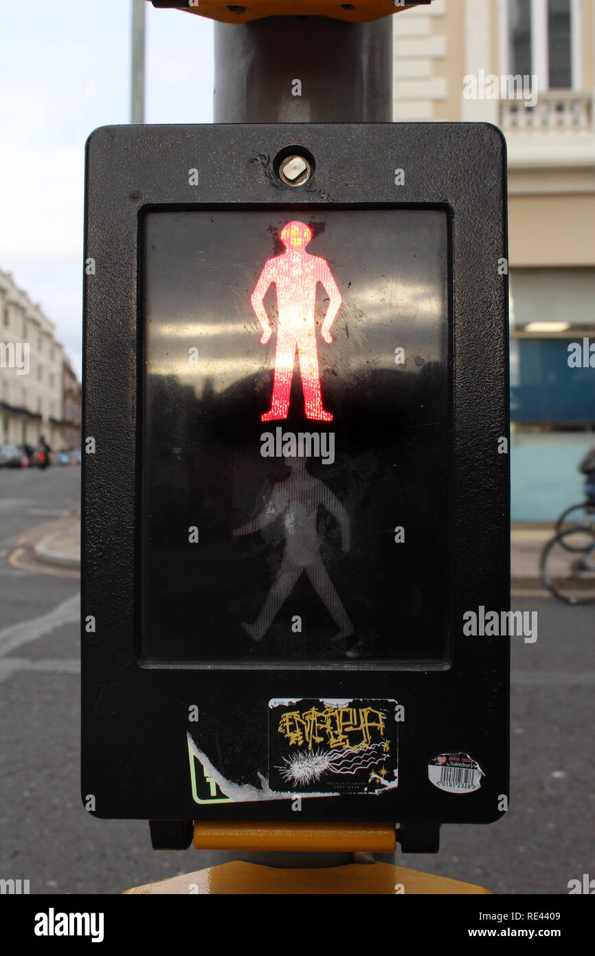 Red Man Traffic Light High Resolution Stock Photography and Images - Alamy
